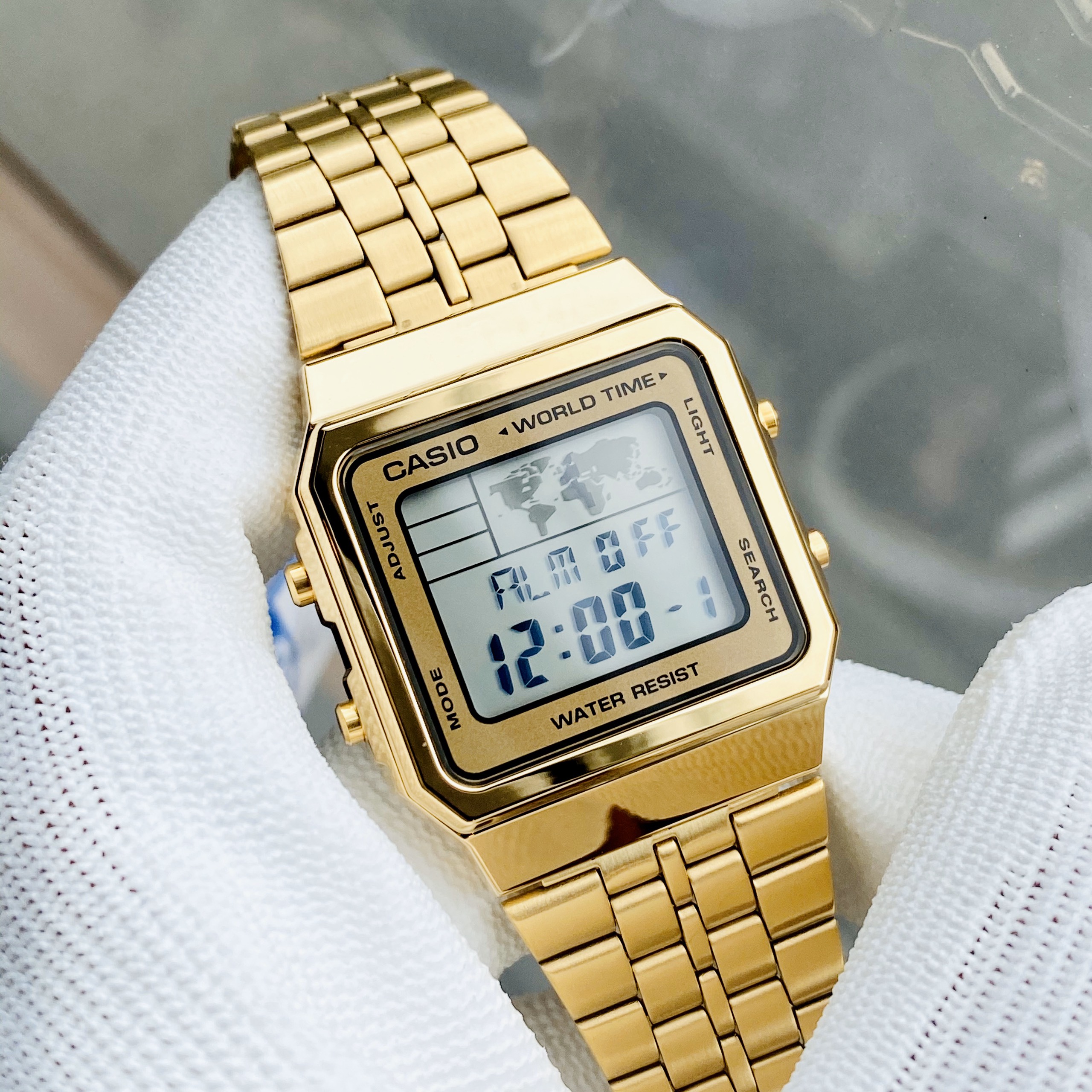 Đồng Hồ Nam CASIO A500 GOLD