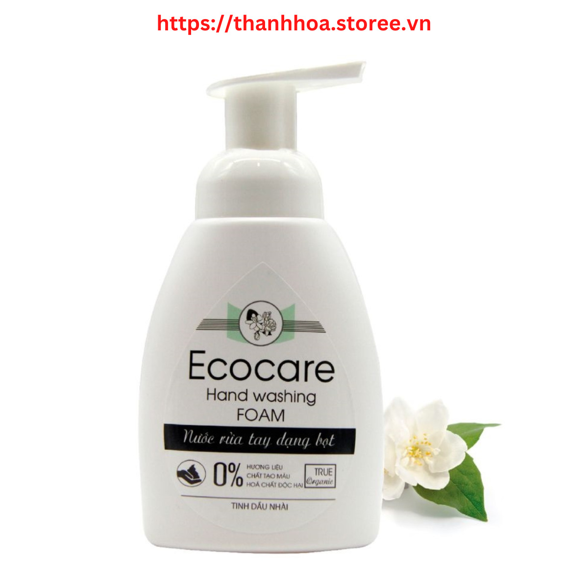 Nước Rửa Tay Hữu Cơ Diệt Khuẩn Dạng Bọt Hương Hoa Nhài